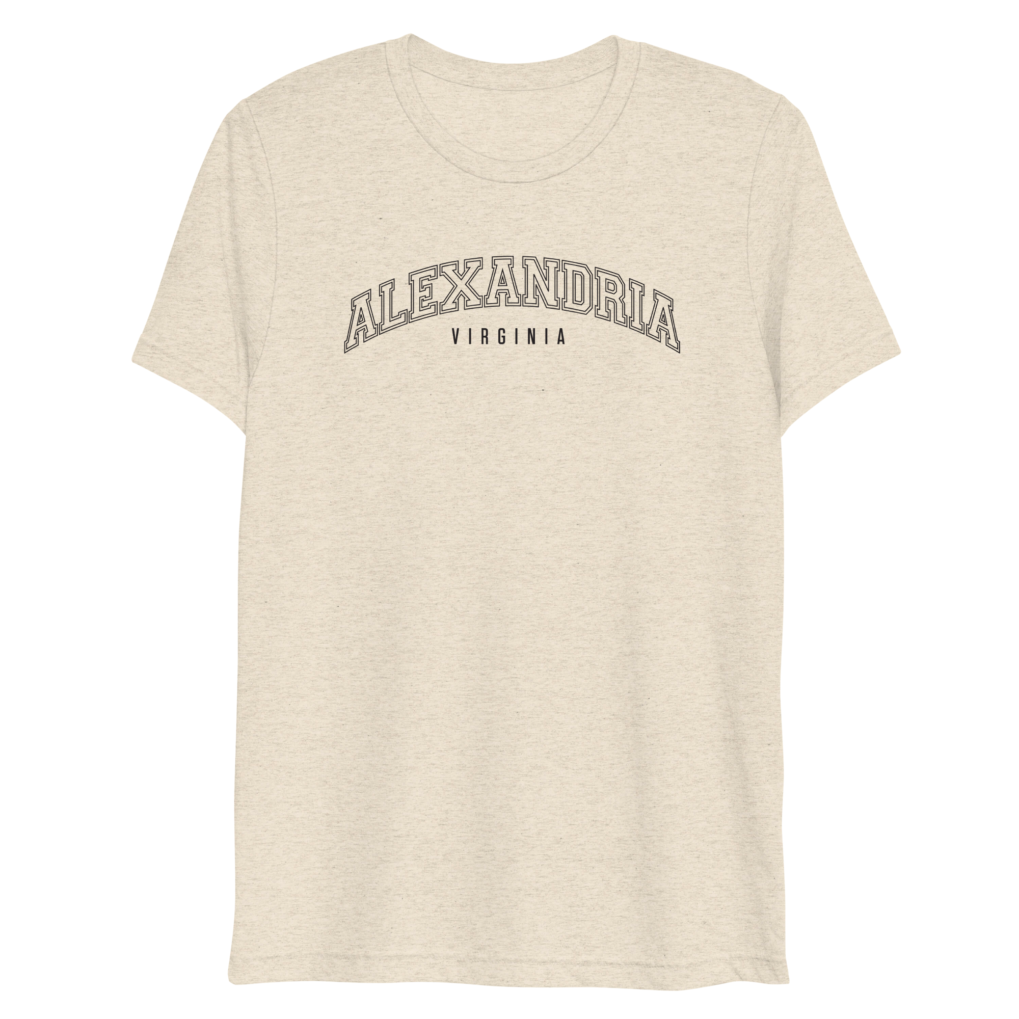 The Walking Dead Alexandria Collegiate Adult Tri-Blend T-Shirt